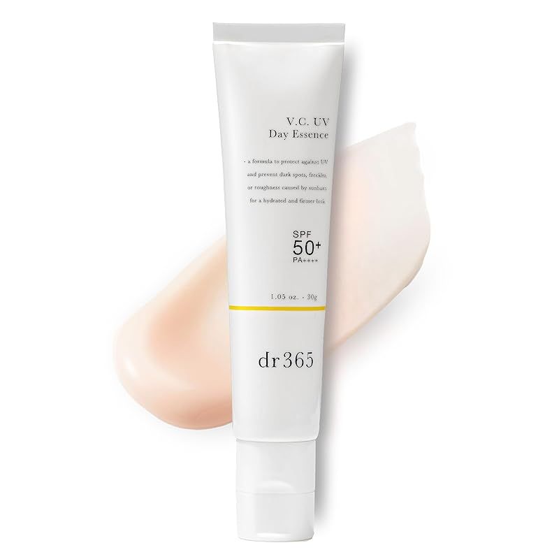 【新品】 dr365 V.C. UVデイエッセンス 日焼け止め 顔 日中美容液 ウォータープルーフ uvクリーム ビタミンc グルタチオン 毛穴 スキンケア 敏感肌 保湿 セラミド シカ ...