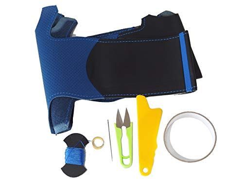 【限定価格】タント(LA650S) DIYステアリング本革巻き替えキット【NSデザイン】 [1NS1D22]左右青革ﾊﾟﾝﾁﾝｸﾞ×上下黒革×青ｽﾃｯﾁ×青ｾﾝﾀｰ - メルカリ