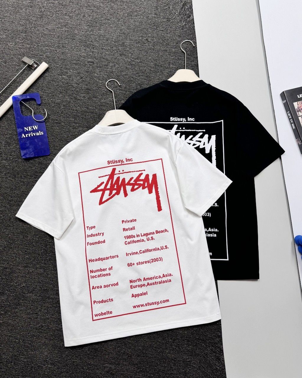Stussy SS 24 Wiki Tee 2024夏コレクション無地赤枠商品タグ半袖Tシャツ男女兼用 - メルカリ
