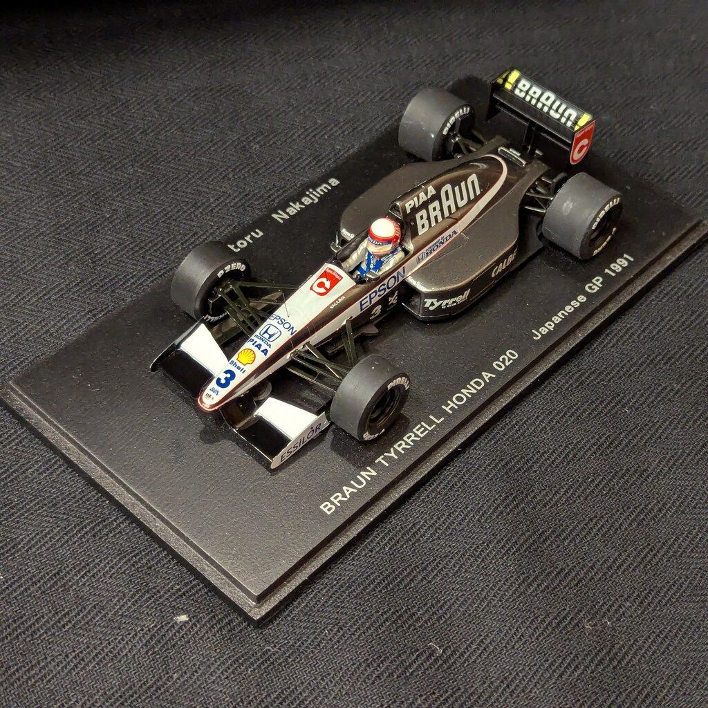 MINIMAX 1/43Spark model BRAUN TYRRELL HONDA 020 Japanese GP 1911 EPSON #3 RG002 - メルカリ