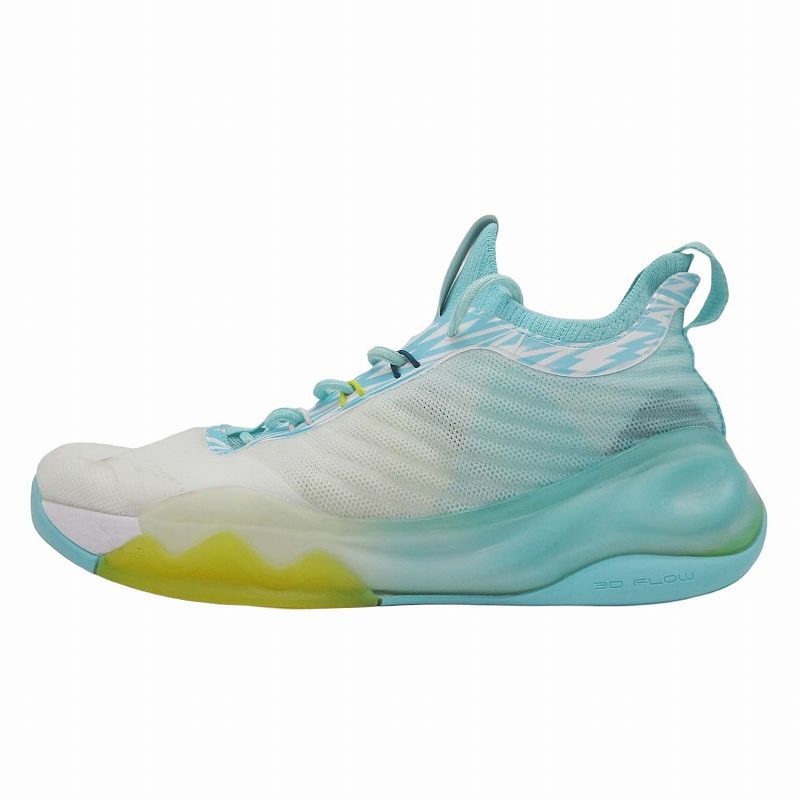 美品 アンタ ANTA KT6 Low バスケットボール シューズ バッシュ スニーカー 靴 メッシュ クレイ・トンプソン 'White ...