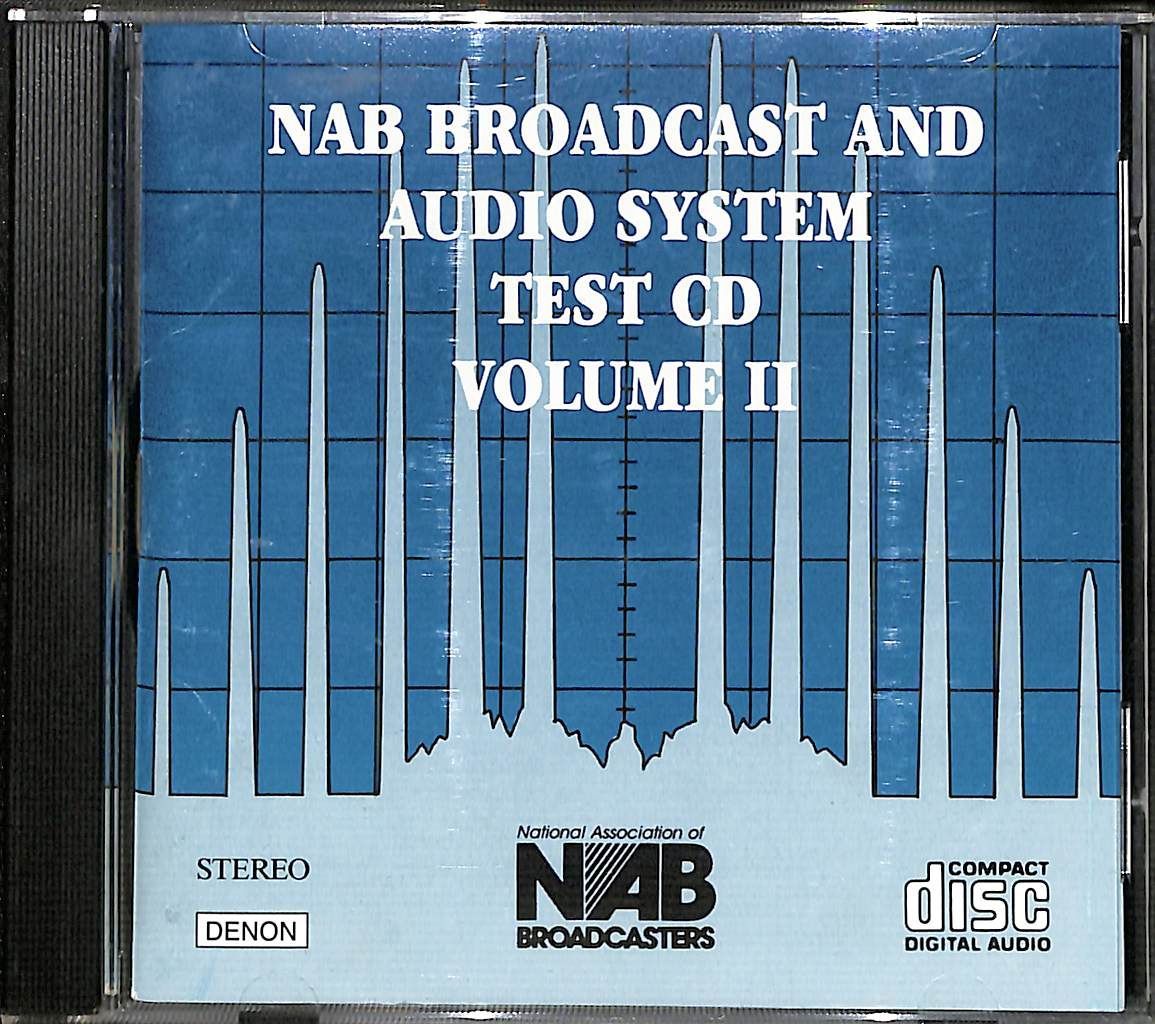【CD】NAB BROADCAST AND AUDIO SYSTEM TEST CD VOLUME Ⅱ - GKR - メルカリ