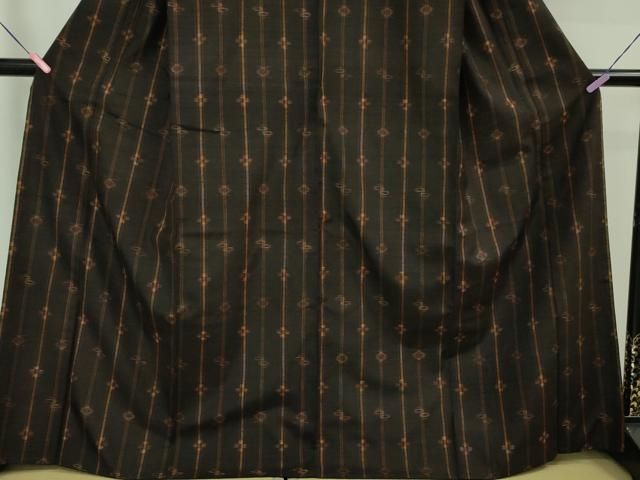 平和屋本店□極上 国指定重要無形文化財 本場久米島紬 神里チエ作 手織