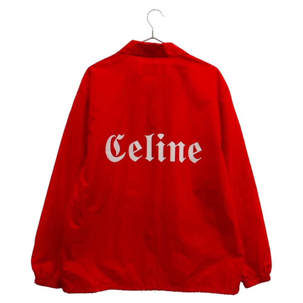 CELINE (セリーヌ) 22SS イニシャルロゴルーズフィットブルゾン コーチジャケット レッド/ホワイト 2W544495M - メルカリ
