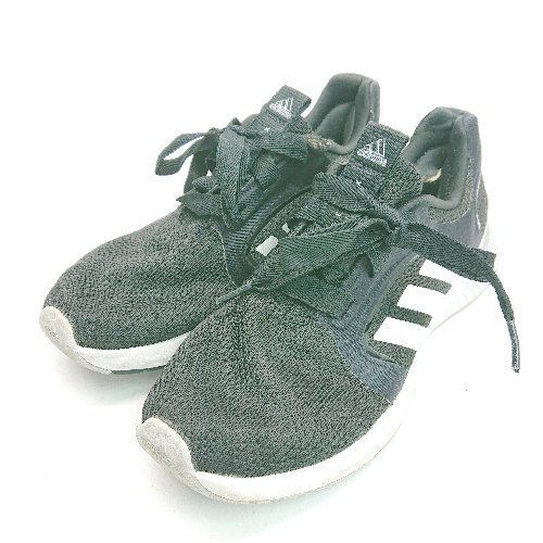 adidas アディダス EDGE LUX 5 GX0588 ローカット スニーカー サイズ22.5 ブラック レディース E ...