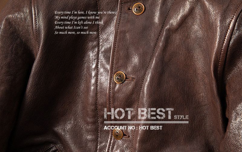 上質 メンズ レザー ジャケット 復刻30年代 A-1タイプ