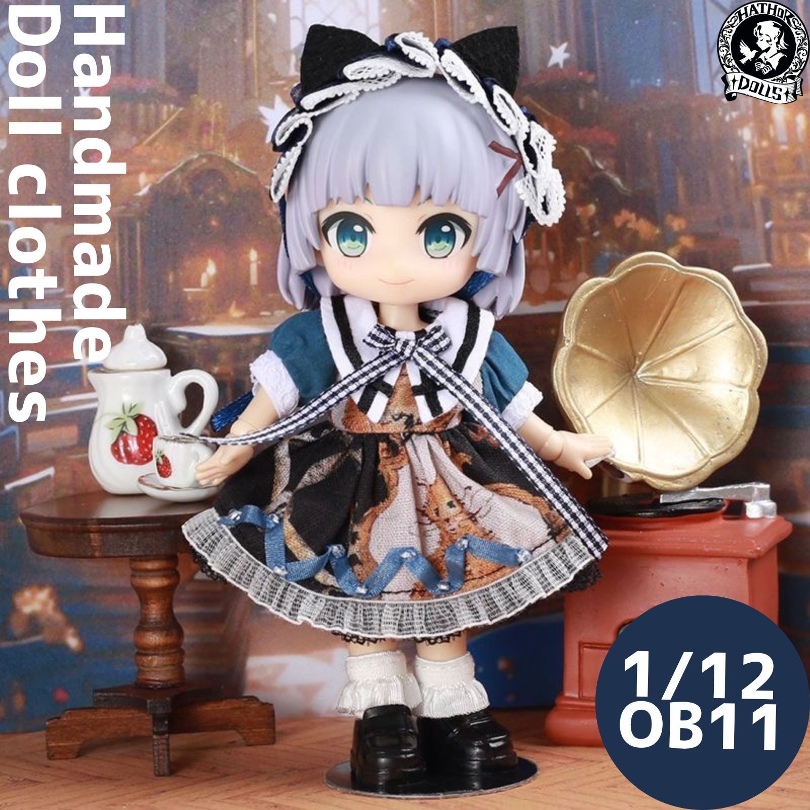 【即納】ob11 オビツ11 ねんどろいどドール 1/12 ブラインドボックスドール用 洋服セット ハウドメイド OB11・ねんどろいど対応 ...