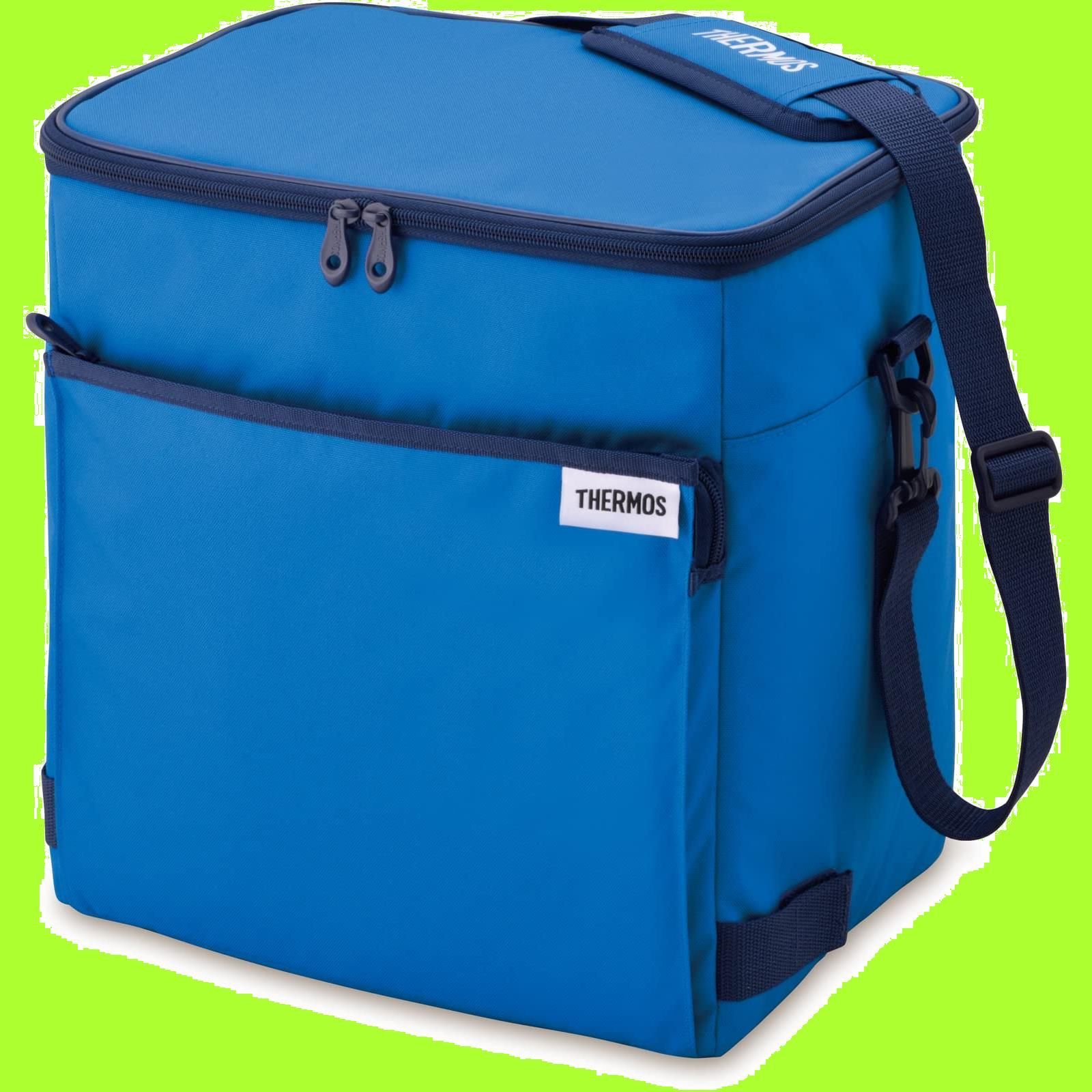 はっ水加工生地 折りたためてコンパクト 5層断熱構造 保冷バッグ ボックス型 BL RFD-020 ブルー 大容量モデル 20L ソフトクーラー サーモス - メルカリ