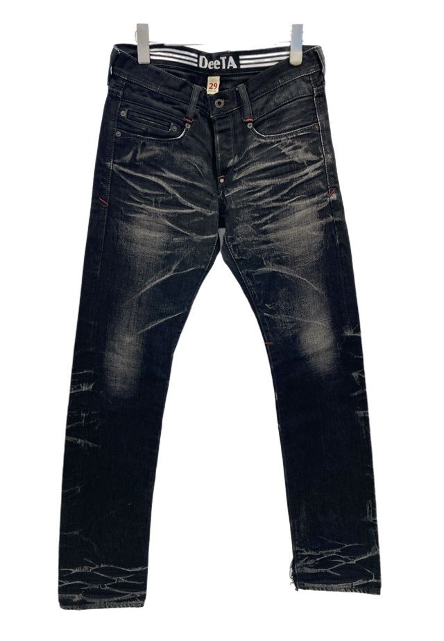 ディーティーエー DeeTA DOUGLAS ダグラス ルーズスキニー デニム ブラックデニム 黒 MADE IN JAPAN DTA-001BK デニム ブラック サイズ 29 101MB ...