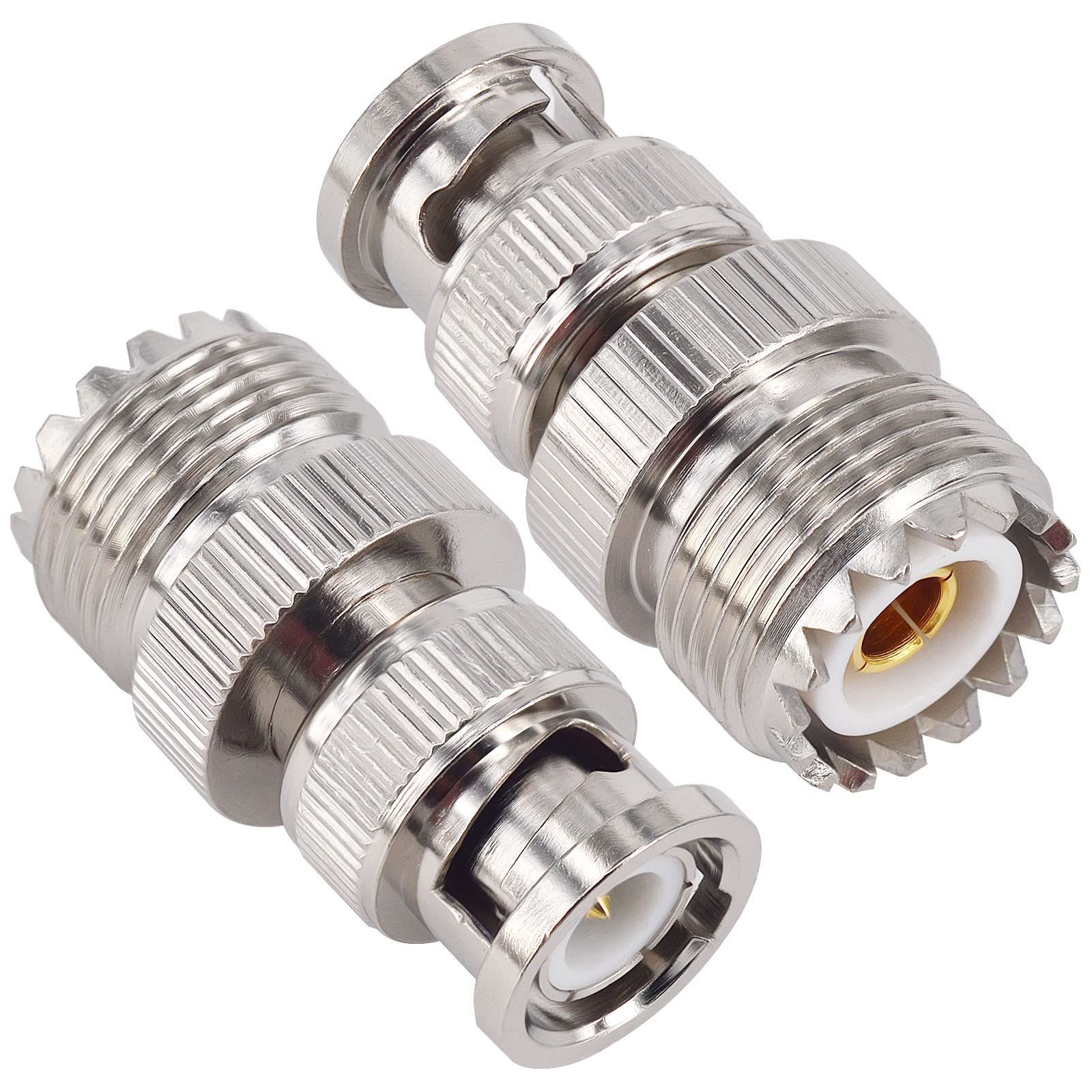 【特価商品】BNCオス M型変換コネクター ⇔ M型メス BNCP-MJ 変換 BNC RF 同軸コネクタ BNCアダプター leeyovk M型コネクタ RFブロードキャスト/アンテナ/無線 ...