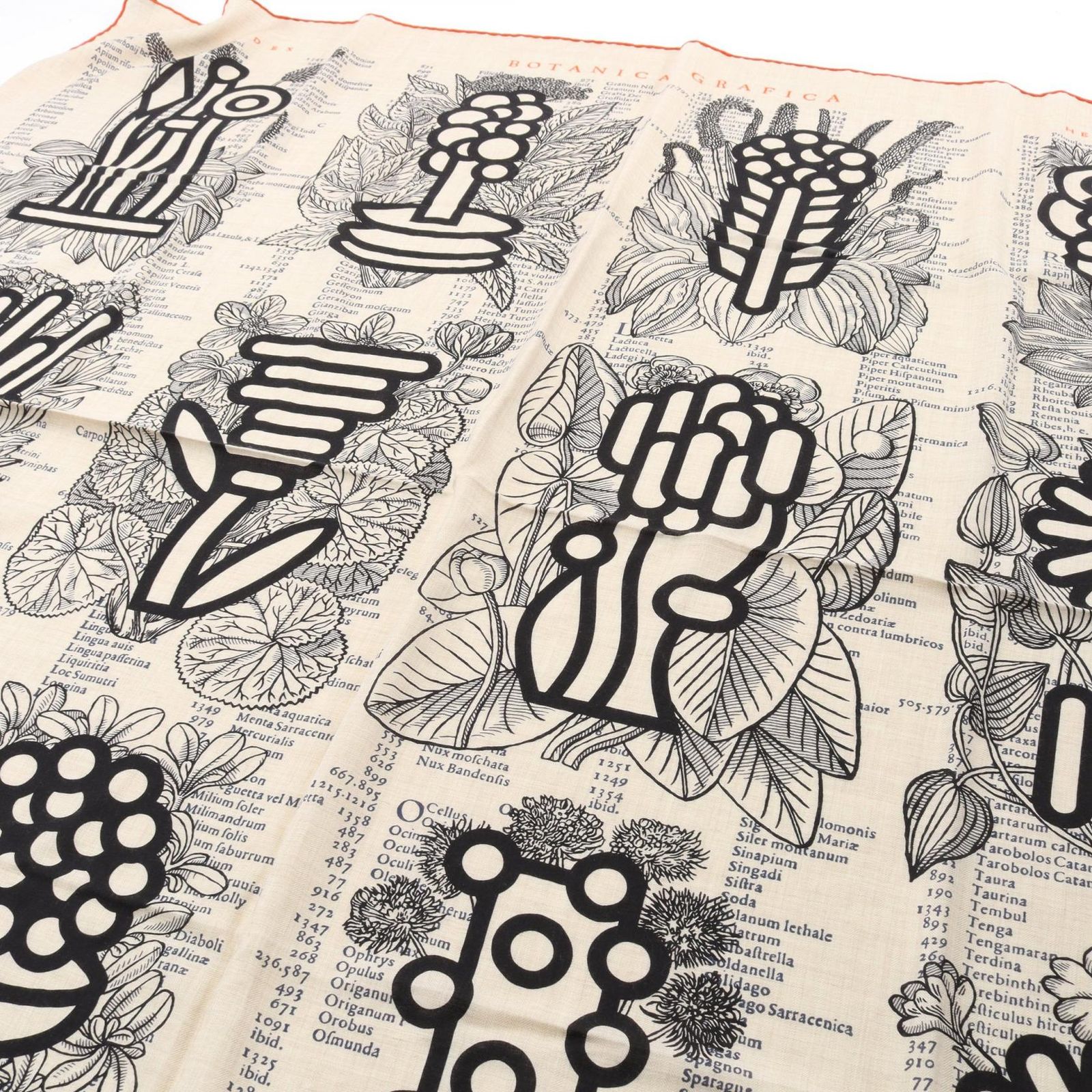 エルメス HERMES スカーフ カレジェアン カレ140 BOTANICA GRAFICA