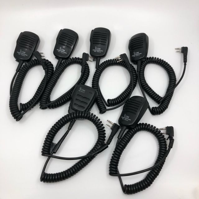 6点 アイコム HM-186LS&HM-183LS 小型スピーカーマイクロホン IC-DPR4対応 トランシーバー用 無線機用 ...