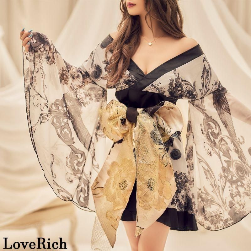 LoveRich ラブリッチ 【3カラー/3点セット】花柄 フリル シフォン ミニ