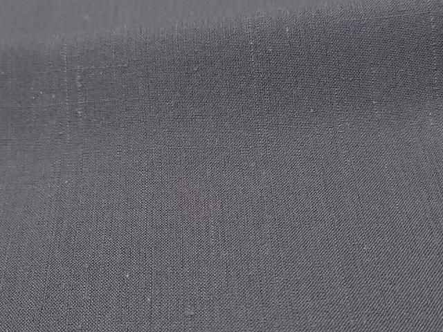 平和屋着物▽上質な色無地 単衣 檜垣地紋 薄梅鼠色