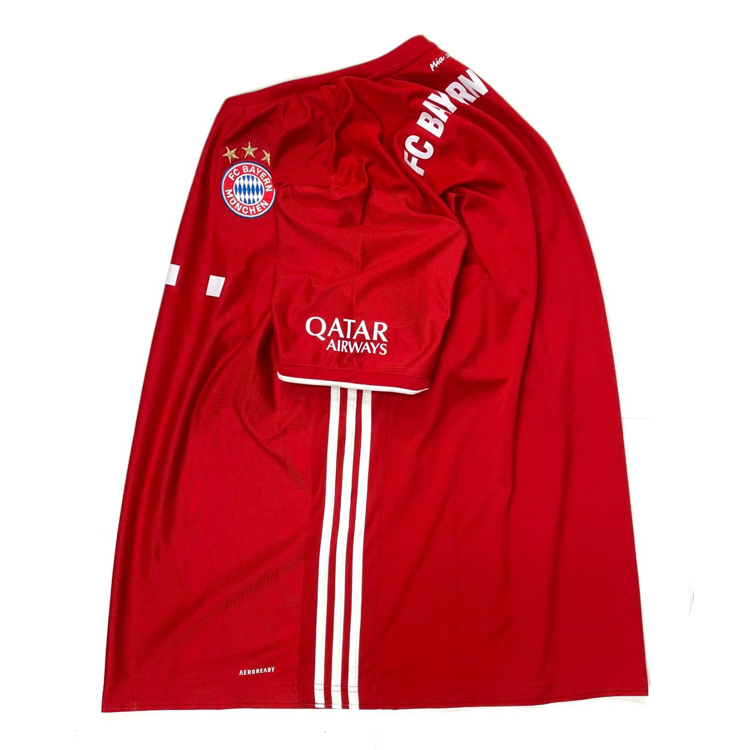 【中古品】adidas アディダス FC BAYERN MUNCHEN バイエルン ミュンヘン 20-21 ホーム レプリカ ユニフォーム ...