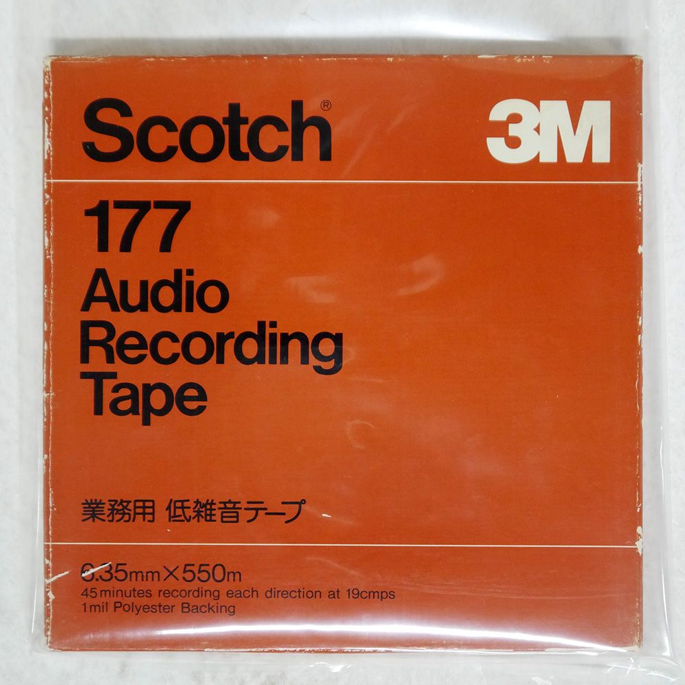 使用済 国内盤 177 AUDIO RECODING TAPE/業務用 低雑音テープ/SCOTCH NONE OPEN REEL - メルカリ