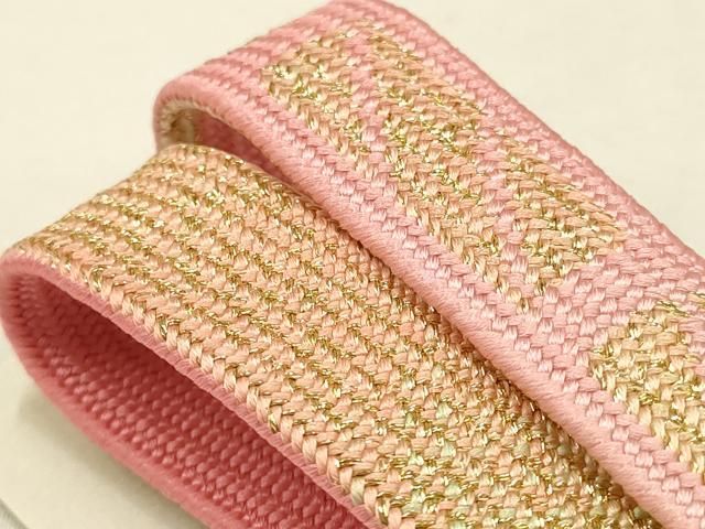 平和屋本店●和装小物　帯締め・帯揚げセット　高麗組 綾出し　絞り　舞花文　暈し　金糸　逸品　未使用　AABC2761ay 和装小物 上質な帯締め 高麗組 綾出し 暈し 金糸 箱付き 正絹 平和屋