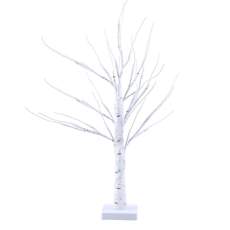 Hy Ms クリスマスツリー 白樺 ツリー Led ブランチツリー バレンタインデー ギフト 60cm 北欧 おしゃれ ウェルカムツリー Christmas Tree 36 Led ライト 0