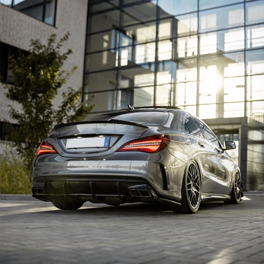 【送料無料】カー用品 メンズ スポーティー ベンツCLA45 AMG C117 2016-2019用 リアディフューザー リアスカート リアリップスポイラー 亮黑仕上げ 外装パーツ - メルカリ