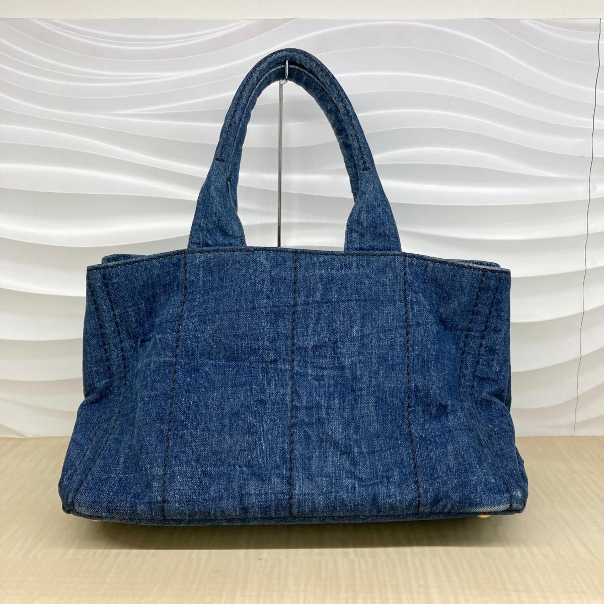 プラダ カナパ トートバッグ デニム レディース 中古 PRADA - プラダ
