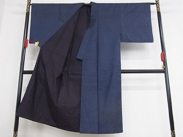 平和屋-こころ店□男性 本場大島紬 アンサンブル 100亀甲 正絹 逸品