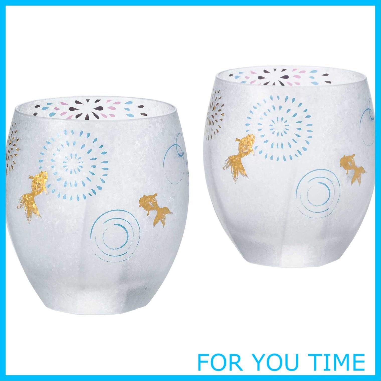 【人気商品】アデリア(ADERIA) プレミアムニッポンテイスト 金魚花火 345ml ロックグラス ペアセット 日本製 化粧箱入 ウイスキー グラス おしゃれ 還暦 退職 結婚 お祝い 男性 ...