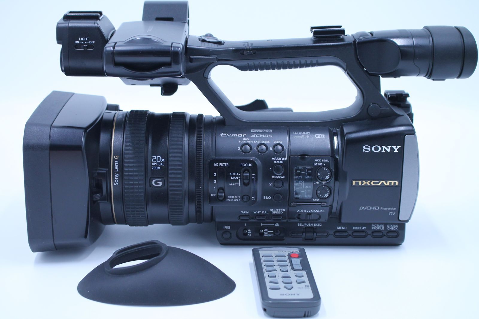 通電1420H、Ver.2.10、14年製 美品 SONY HXR-NX3 NXCAMカムコーダー - メルカリ