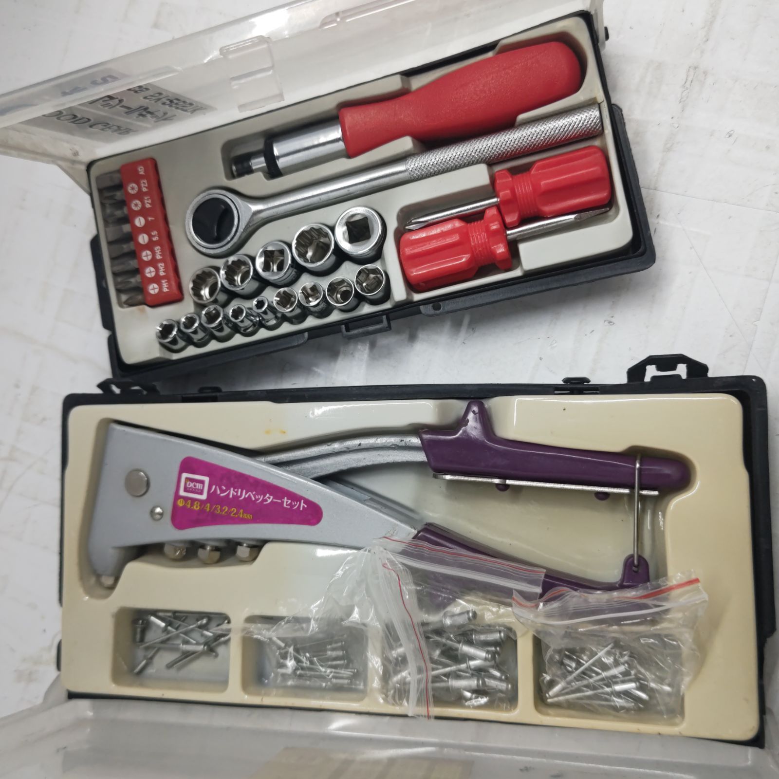 h65400ホームツールキットハンドリベッターセット2点セット26pcsSY-26STKコメリDCMハンドツール工具 - メルカリ