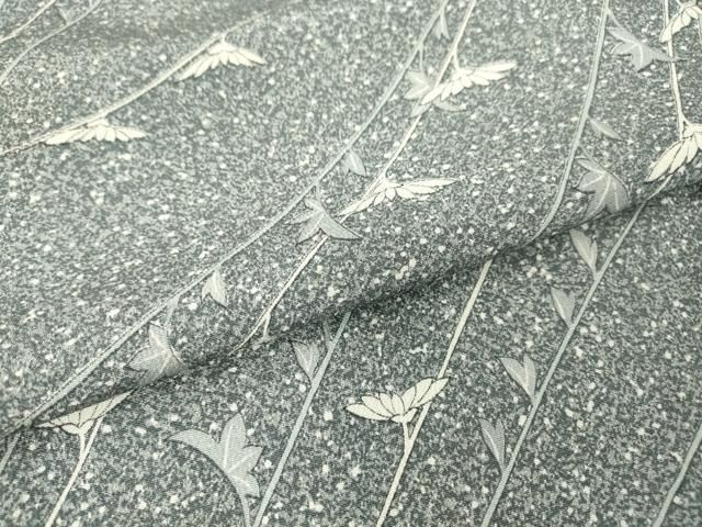 平和屋着物▽上質な小紋 単衣 たたき染め 裏菊 正絹 逸品 DAAT9919az