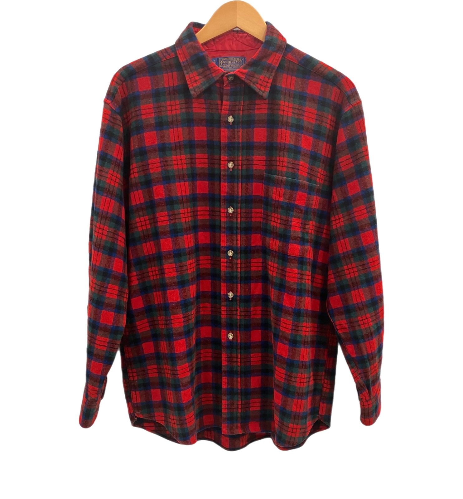 ペンドルトン PENDLETON 70's 70s 70年代 ボードシャツ ウールシャツ WOOL チェック MADE IN USA アメリカ製 ヴィンテージ vintage 長袖シャツ ...