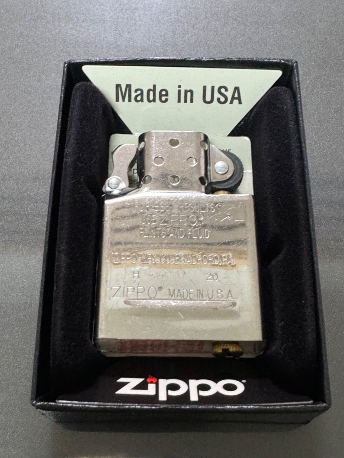 zippo 純正インサイドユニット 2022年製 シルバーインナー ジッポー 中身 交換用 INSIDE UNIT REGULAR SILVER H ZIPPO 20 ケース 保証書 - メルカリ