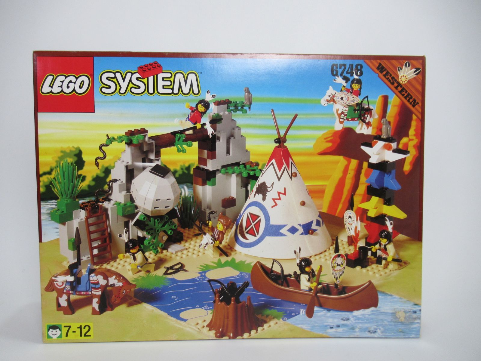 新品未開封品 レゴ LEGO 6748 ウェスタンシリーズ 占い師トポイのキャンプ Western Indians Boulder Cliff ...