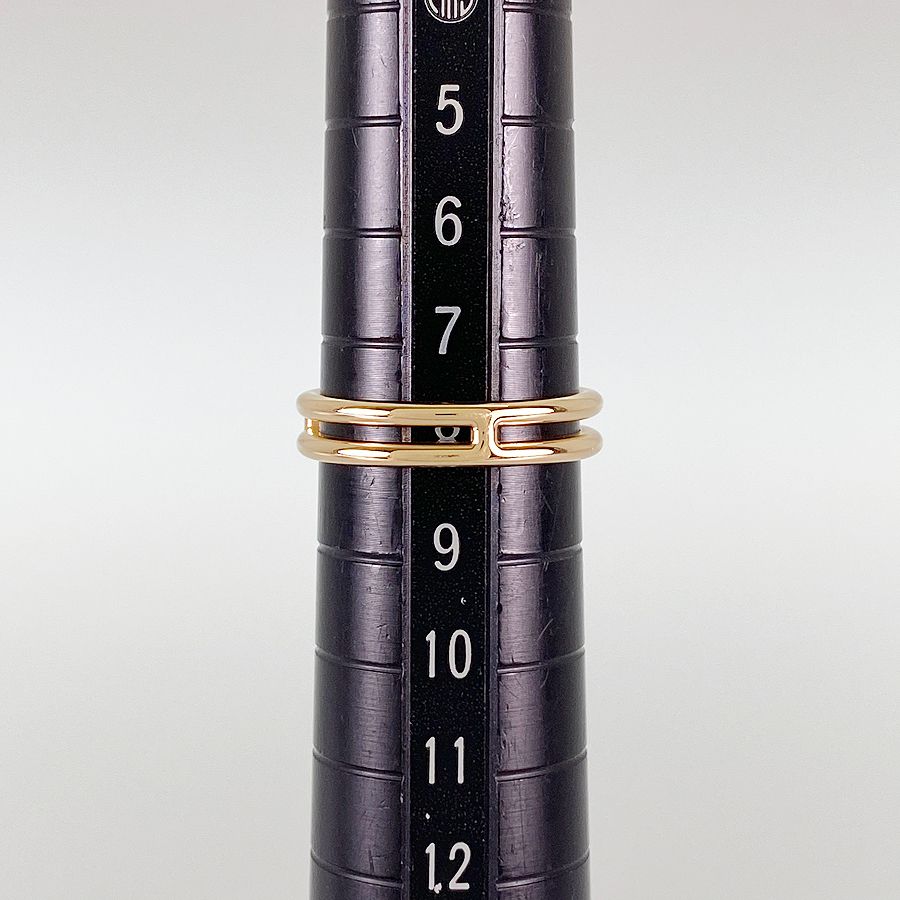 エルメス HERMES アリアンヌ K18PG 8号(48) リング sst【中古】 - メルカリ