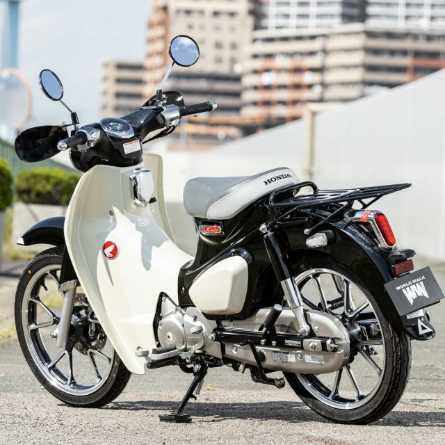 スーパーカブ125 C125 JA48 用リアキャリア 48L 大容量 リアボックス 48L リアボックスセット オーバーキャリア 大型 キャリア 延長キャリアタンデム可能Worldwalk ...