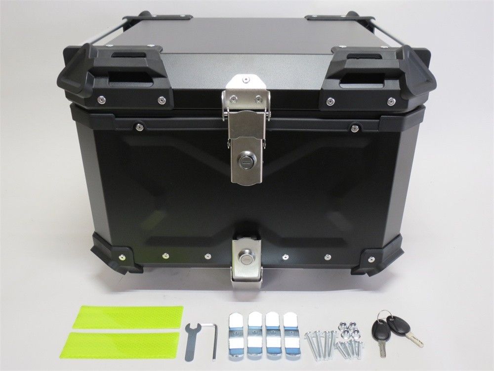 XMAX x-max xmax 2017-2023 ユーロヤマハトップケース用 リアキャリア & 55Lリアボックス 黒 - メルカリ