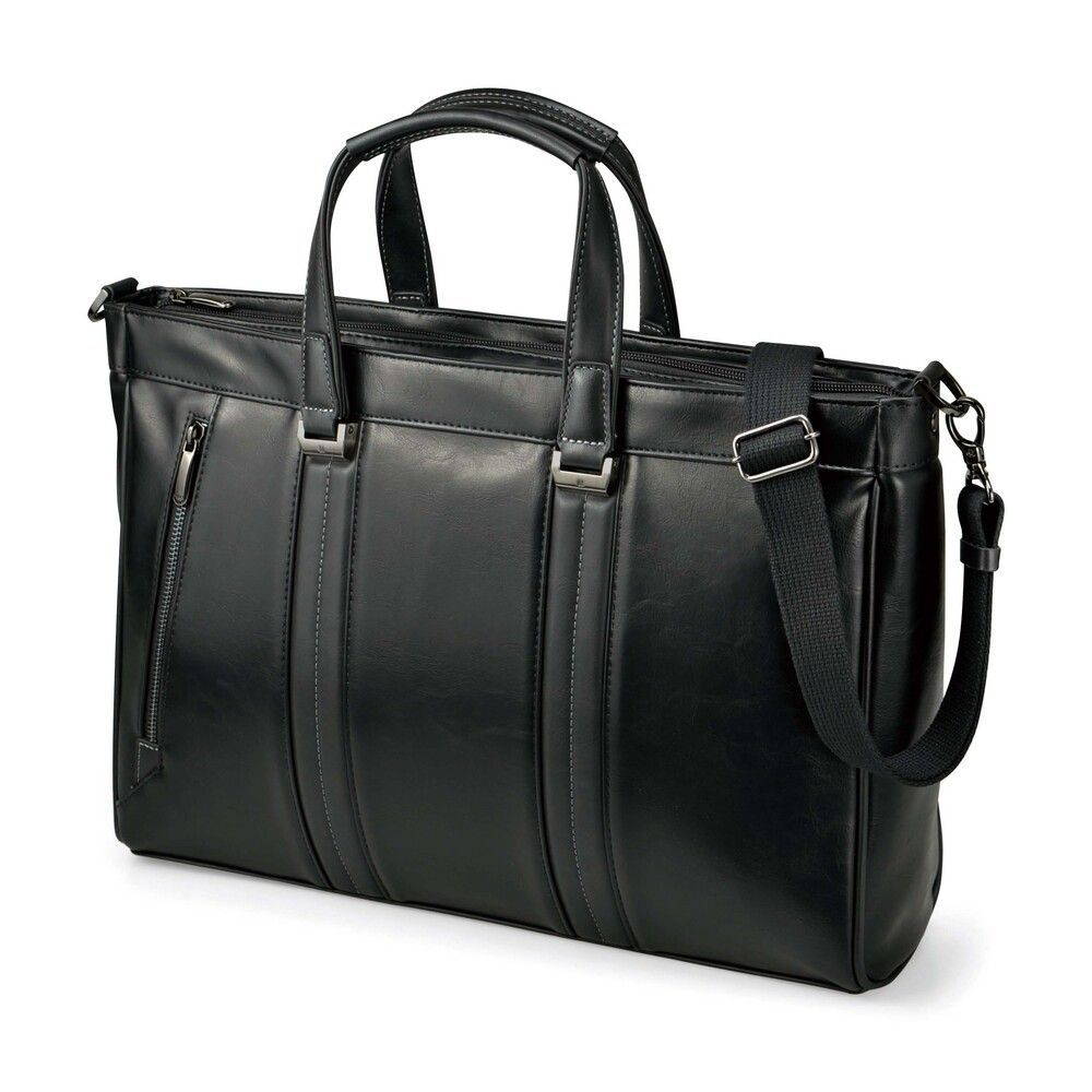 ☆ ブラック ☆ BAGGEX LUXUE ブリーフケース(天ファスナー型) BAGGEX バジェックス ブリーフケース トートバッグ ...