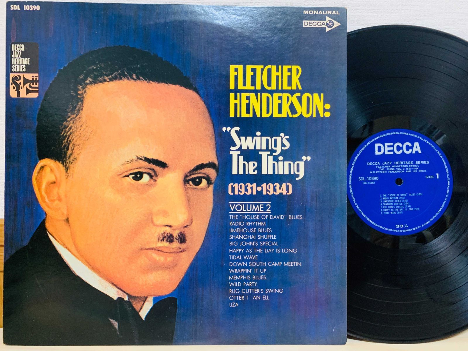 LP フレッチャー・ヘンダーソン スイングス・ザ・シング FLETCHER HENDERSON SwingsThe Thing 1931 1934 VOLUME 2 SDL-10390 L36 ...