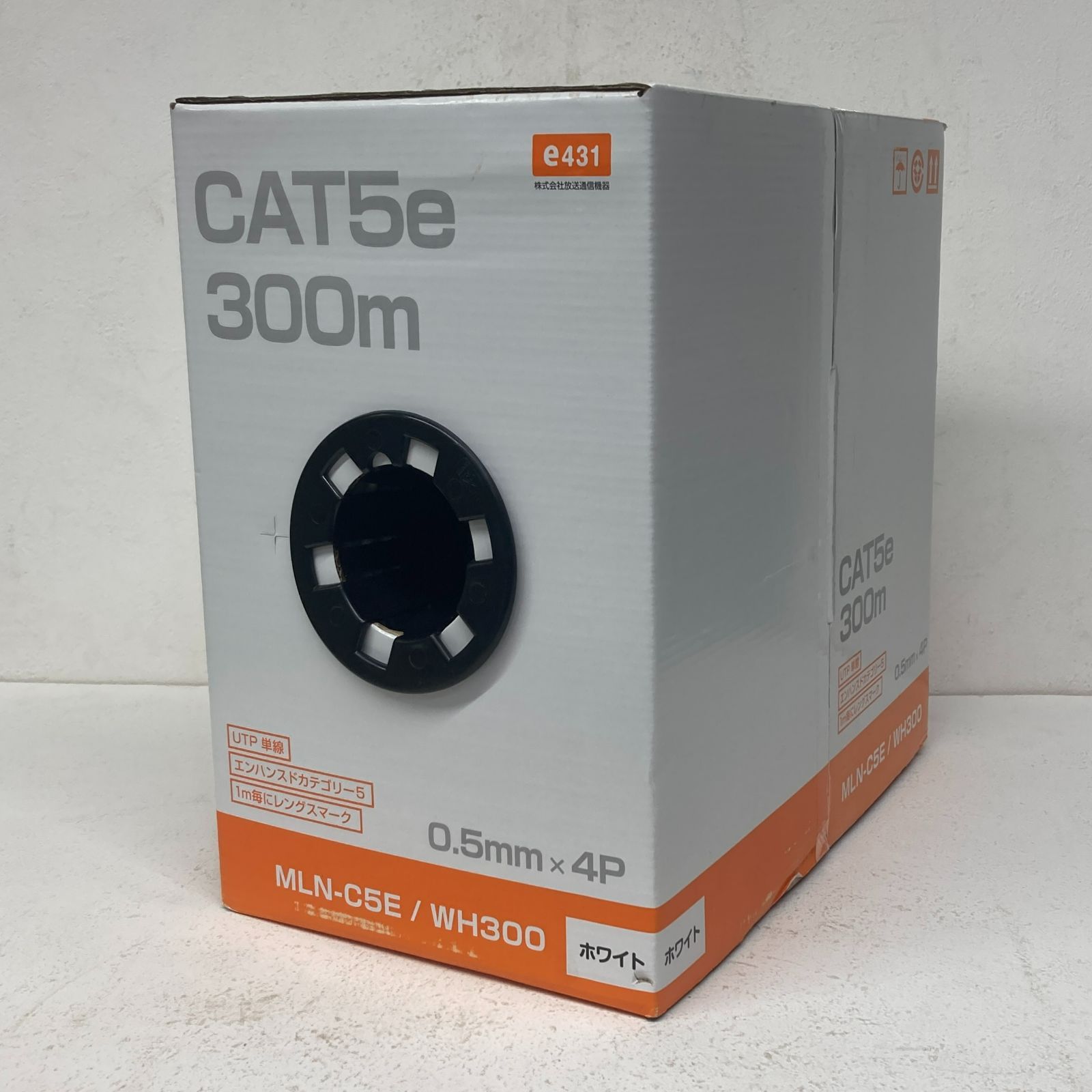 《X02638》放送通信機器 LANケーブル MLN-C5E Cat5e ホワイト 300m 未使用品 - メルカリ