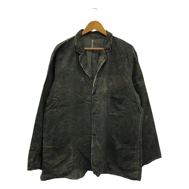 kaval / カヴァル | Simple blouse jacket / ash glaze 染め kaval / カヴァル | Simple blouse jacket / ash glaze 染め
