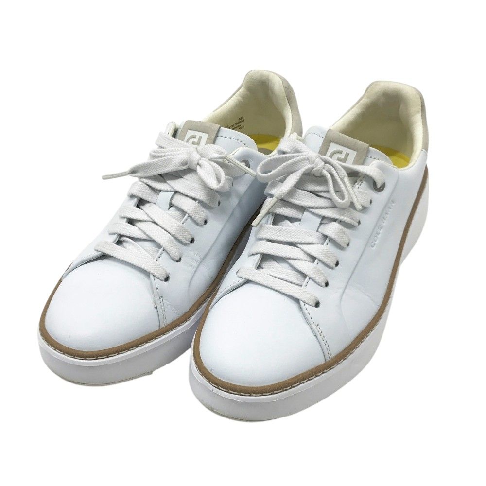 COLE HAAN コールハーン グランドプロ トップスピン W24775 スニーカー ホワイト系 23cm レディース ...