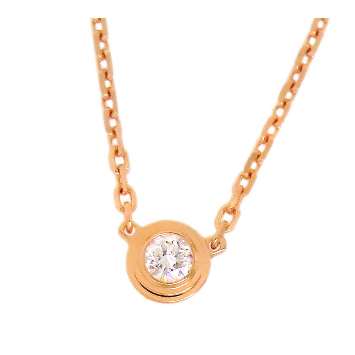 カルティエ ディアマン レジェ ネックレス XS B7224516 Au750（K18PG） レディース CARTIER【中古】 【ジュエリー】 - メルカリ