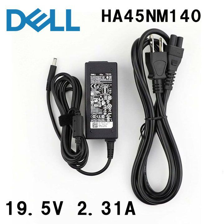 DELL デル 19.5V 2.31A 45W ACアダプタ HA45NM140 細ピン 動作品 中古 純正品 匿名配送 - メルカリ