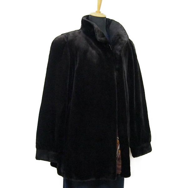 ジョセフィーヌ Josephine ファーコート ミンクファー 毛皮 9 黒