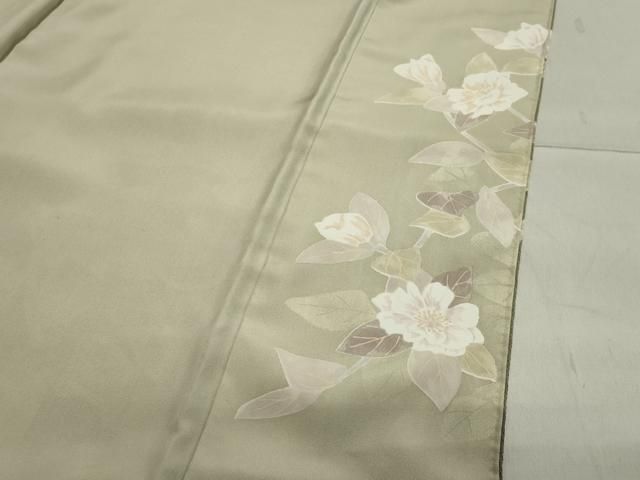 平和屋着物○訪問着 絞り 刺繍 鴛鴦花青海波 金彩 正絹 逸品 AAAY0283zg