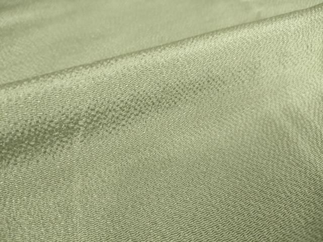 平和屋着物▽加賀友禅の巨匠 初代 由水十久監修 色無地 単衣 柳鼠色 鬼