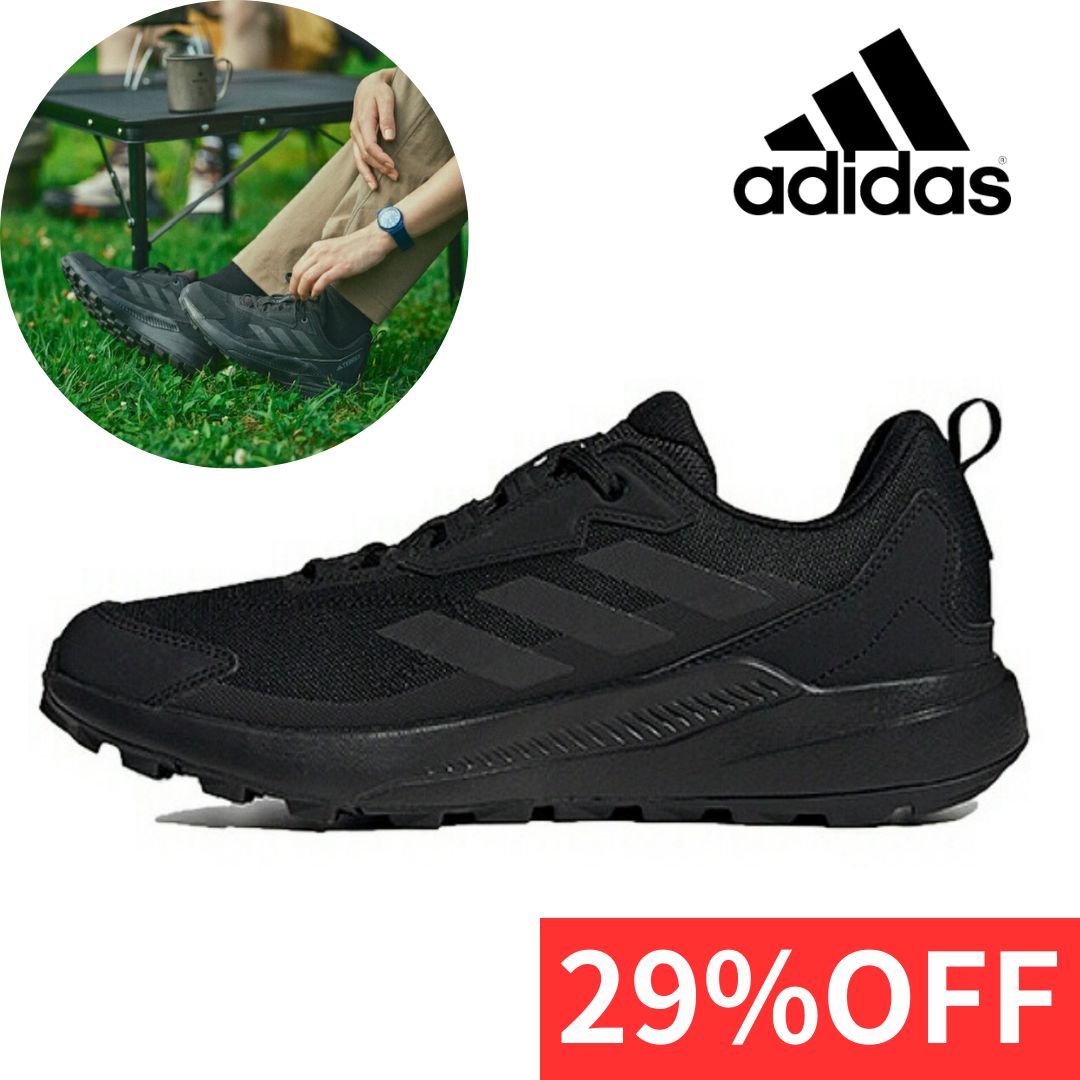 新品 定価9,350円 アディダス ID0895 24-28cm ブラック メンズ adidas スニーカー 靴 シューズ アウトドア 登山 ...