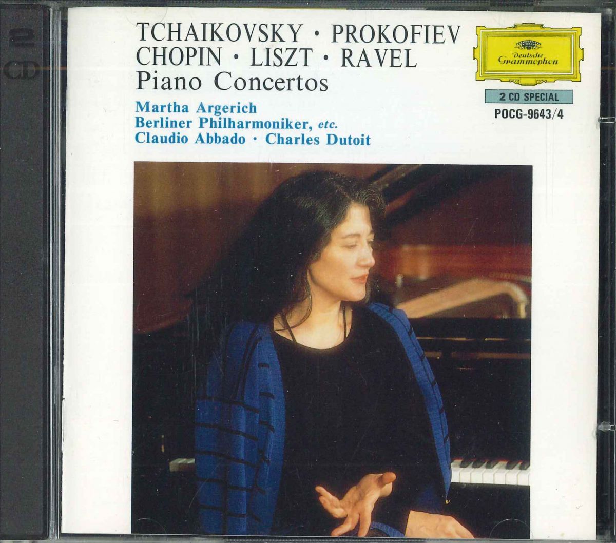 CD Argerich Tchaikovsky, Chopin, Liszt, Ravel, Prokofiev, Piano CONCERTOS POCG96434 POLYDOR ...
