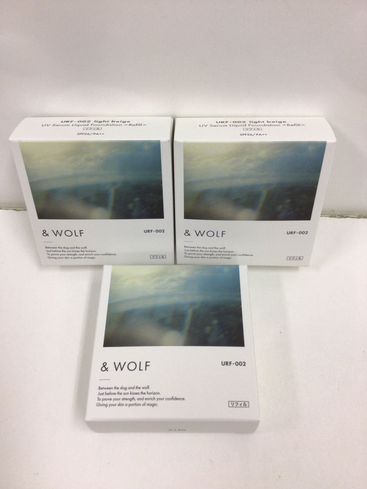 Y76 & WOLF UVセラム リキッドファンデーション リフィル 12.5g ×3点セット - メルカリ