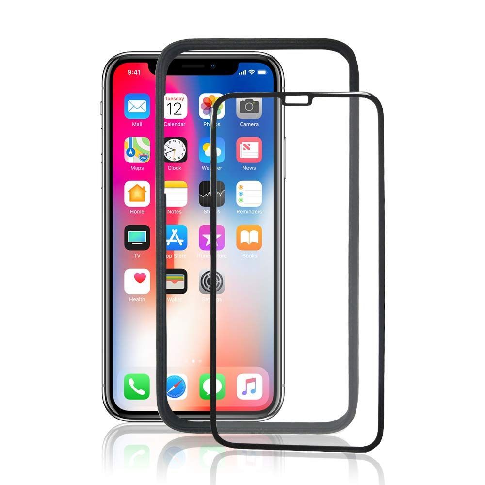 【在庫処分】XR/iPhone 11 iPhone 6.1インチ用 強化ガラス液晶保護フィルム【Dragontrail-X製】全面保護/高透過率/3D 【ガイド枠付き】Sanfeel ...