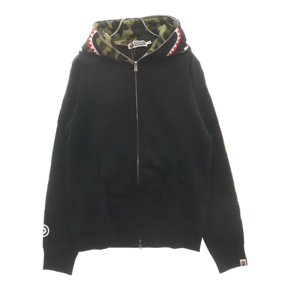 A BATHING APE (アベイシングエイプ) SHARK 1ST CAMO FULL ZIP HOODIE 1920-115-022 ...